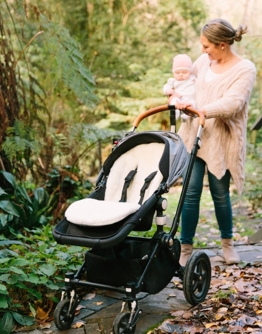 Australian Washable Wool Universal Pram Liner Cover | Marmalade Lion