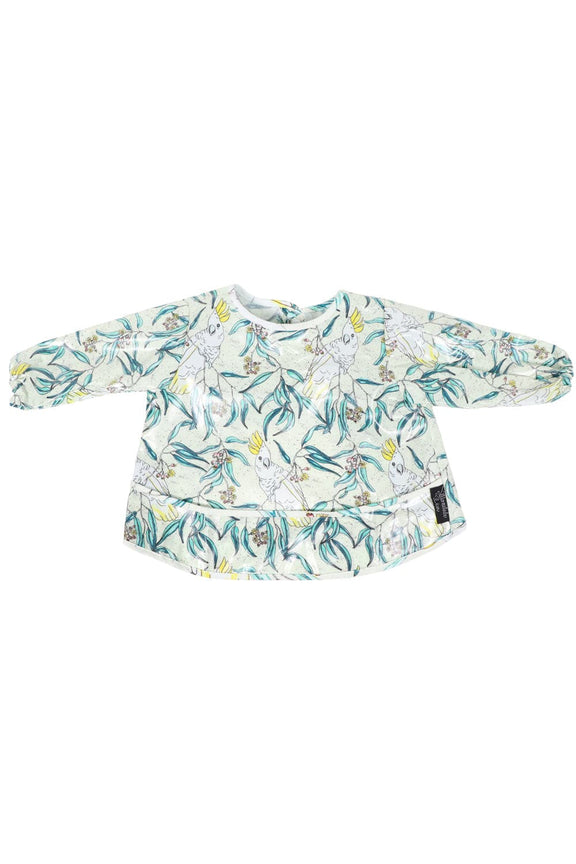 Cockatoo Long Sleeve Food Smock-Marmalade Lion