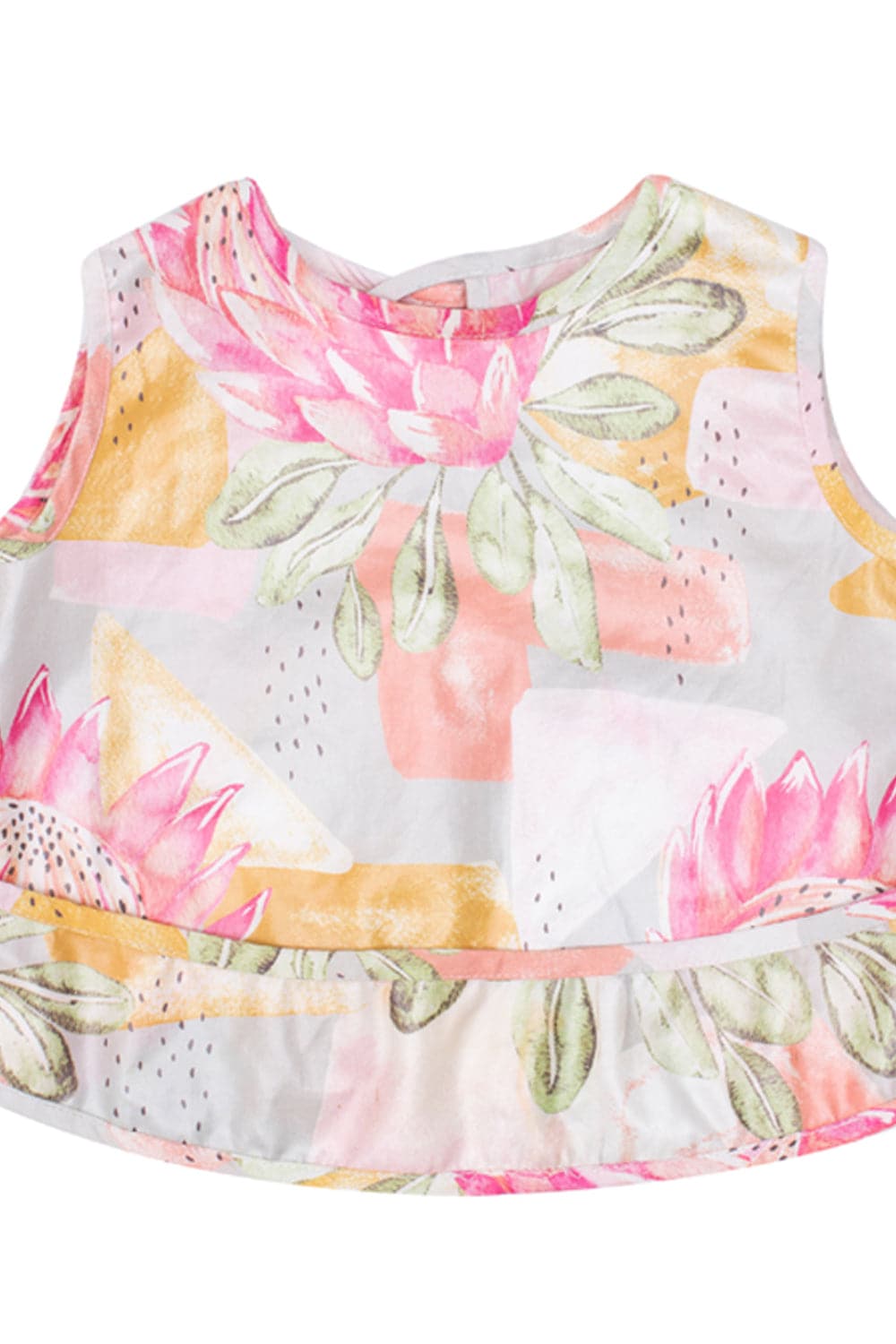 Modern Native Sleeveless Food Smock - Marmalade Lion