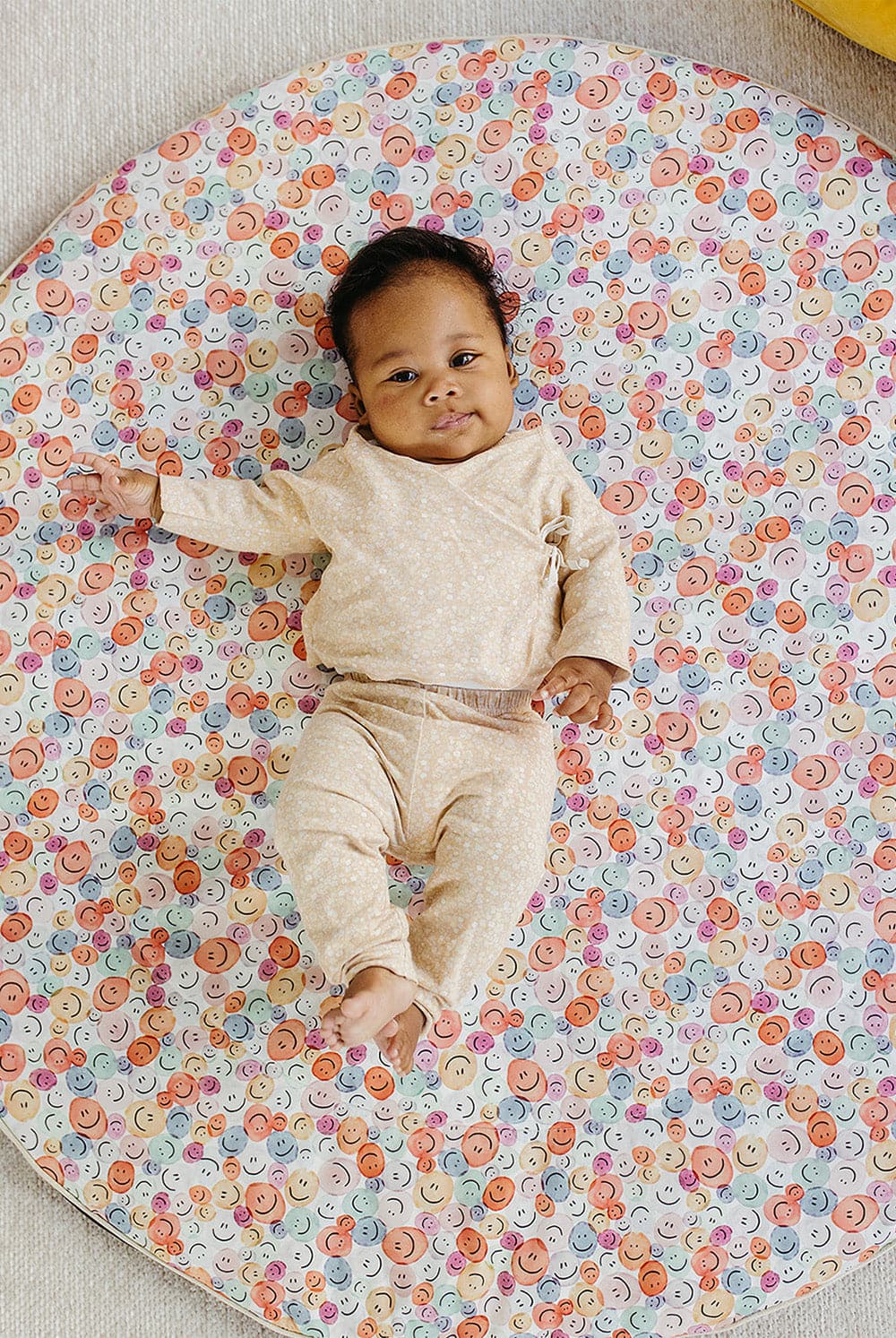 Happy Buttons - Premium Baby Play Mat Covers | Marmalade Lion