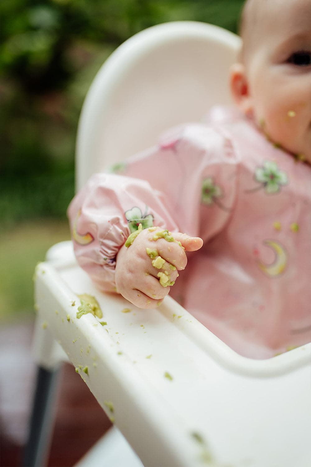 Power of Positivity Long Sleeve Food Smock - Baby | Marmalade Lion